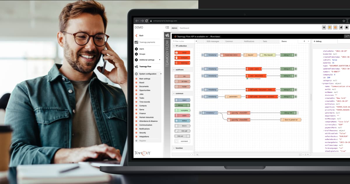 Integrace a automatizace Teamogy